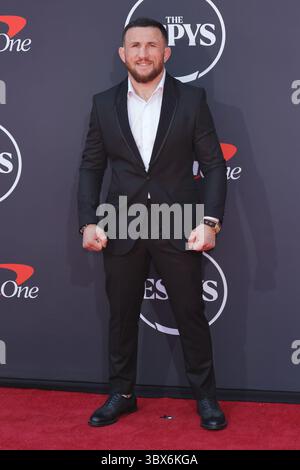 Merab Dvalishvili attends the 2025 ESPY Awards at Dolby Theatre on July ...