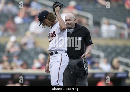 Cleveland Indians center fielder Myles Straw (7) hits a home run during ...