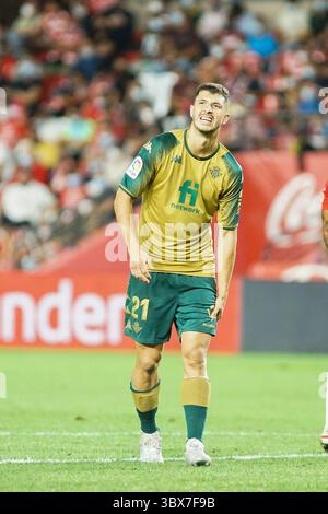 Guido Rodriguez in action during La Liga Santander match between ...