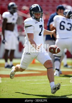 September 18, 2021: Anthony Beck III #7 punter for Georgia Southern ...