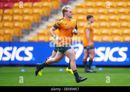 Australia's Tom Lynagh during the Captain's Run at the Melbourne ...