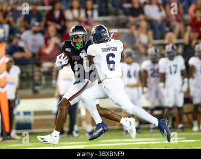 Georgia Southern wide receiver NaJee Thompson (6) during an NCAA ...