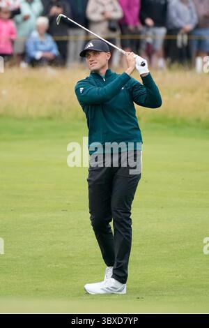 Ludvig Åberg Aberg In action on Pro Am day at The BMW PGA, Wentworth ...