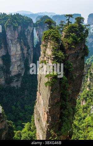 Natural rock bridge in Wulingyuan Scenic and Historic Interest Area in ...