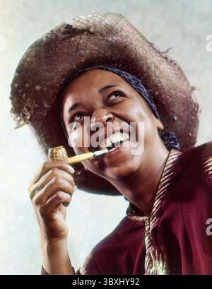 A portrait of Ethel Waters, the famous American singer and actress. The ...