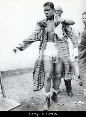 Joe Louis (1914 - 1981), American heavyweight boxer, pictured in 1936 ...