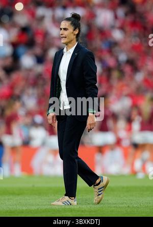 Spain manager Montse Tome ahead of the UEFA Women's Euro 2025 quarter ...
