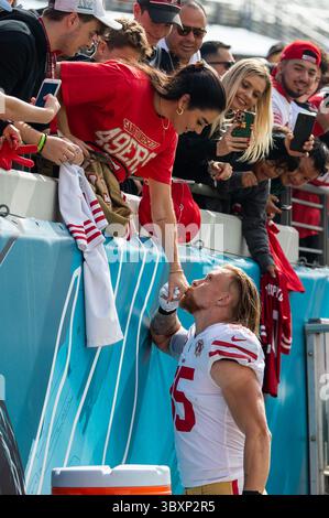 San Francisco 49ers' George Kittle (85) ib action during the first half ...