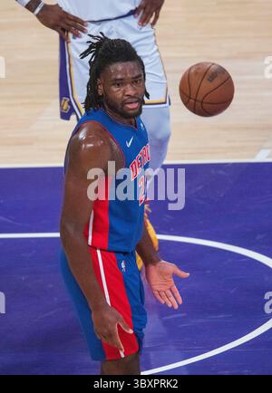 Detroit Pistons center Isaiah Stewart (28) during an NBA basketball ...
