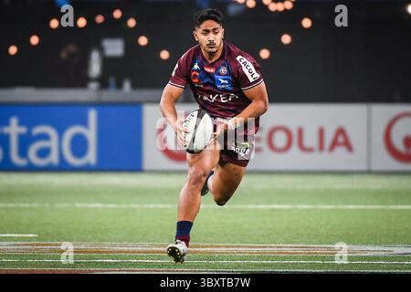 Yoram FALATEA MOEFANA of Union Bordeaux BEGLES during the Top 14 match ...