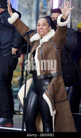 New York - NY - 20211214 Alicia Keys performs live on stage during the ...