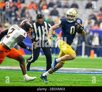 Notre Dame wide receiver Braden Lenzy lines up during the second ...