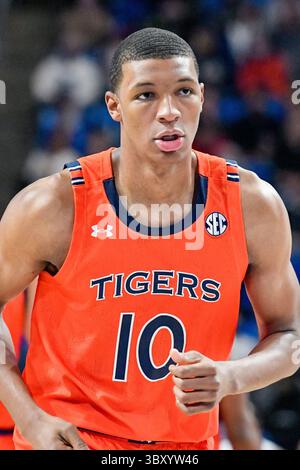 Auburn forward Jabari Smith (10) shown during the first half of an NCAA ...