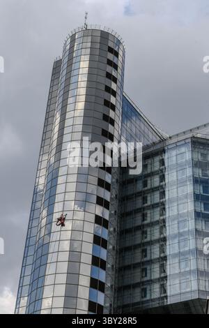 Unique Building - National Library Of Belarus, Symbol Of Minsk Stock ...