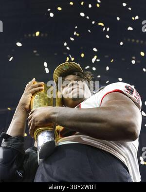 Georgia defensive lineman Jordan Davis (99) is shown after defeating ...