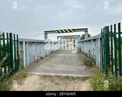 The Old Brookhouse Colliery railway bridge at Rother Valley Country ...