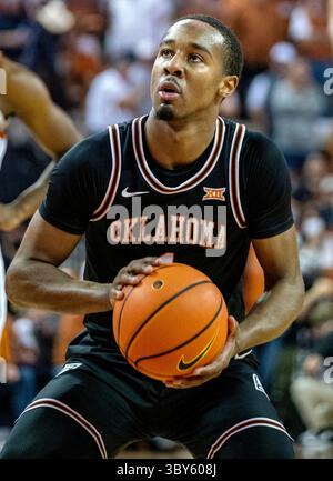 Jan 22, 2022. Bryce Thompson #1 of the Oklahoma State Cowboys in action ...