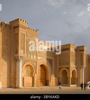 Morocco, Meknès, Bab Mansour, gate, landmark, monument Stock Photo - Alamy