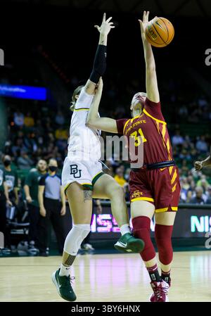 Morgan State Lady Bears center Jael Butler (22) attempts a jumper ...