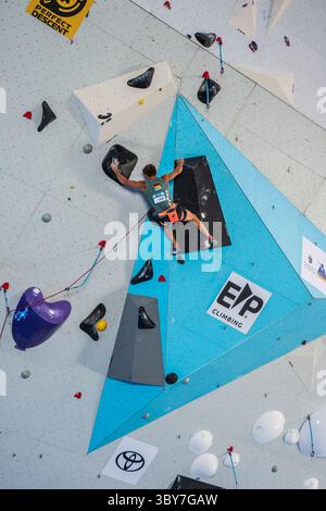 FLOHE Yannick of Germany Sport Climbing Men's Boulder & Lead, Semifinal ...