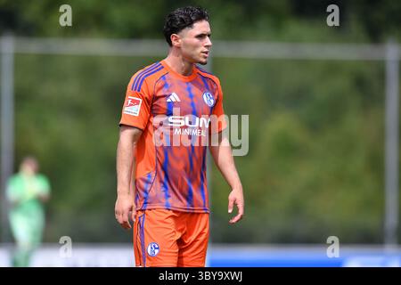 GELSENKIRCHEN, GERMANY - JULY 26: Soufiane El-Faouzi of FC Schalke 04 ...