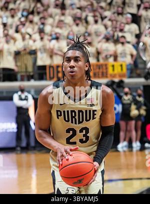 February 5, 2022: Purdue Boilermakers guard Isaiah Thompson (11) on ...