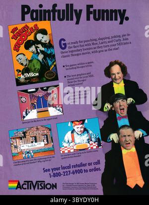 The Three Stooges - Nintendo Entertainment System - NES Videogame ...