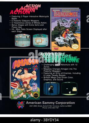 Amagon - Nintendo Entertainment System - NES Videogame - Editorial use ...
