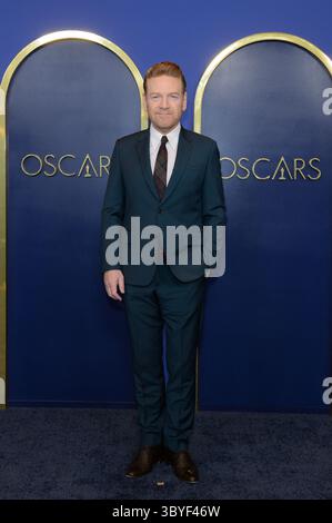 Kenneth Branagh arrives at the Oscars on Sunday, March 27, 2022, at the Dolby Theatre in Los ...