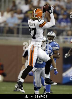 Detroit Lions defensive back Nick Whiteside (38) drops back into ...