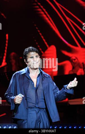 Termoli, Italy. 19th July, 2025. Italian singer, Sal Da Vinci performs ...