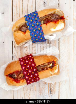 Traditional South African Boerewors rolls Stock Photo - Alamy