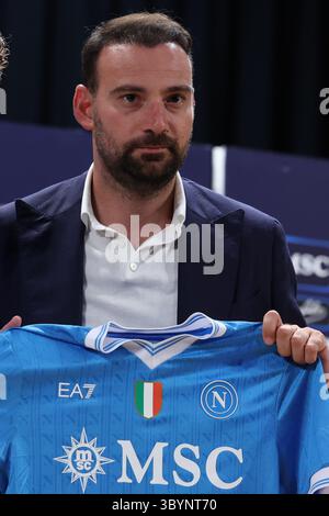 Noa Lang of SSC Napoli in action during UEFA Champions League 2025/26 ...