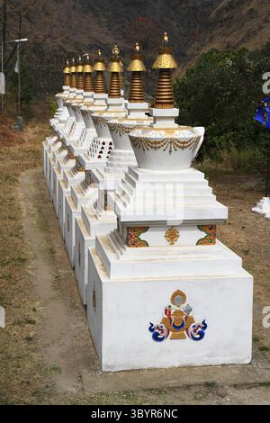 Gom Kora monastery near Trashigang, eastern Bhutan, Bhutan Stock Photo ...