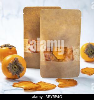 Dried persimmons in package Stock Photo - Alamy