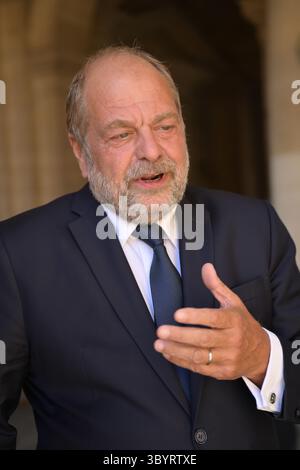 French Justice Minister Eric Dupond-Moretti at the first weekly cabinet ...