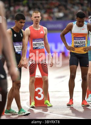 Ben Pattison of Great Britain competing in the Men's 800 Metres during ...