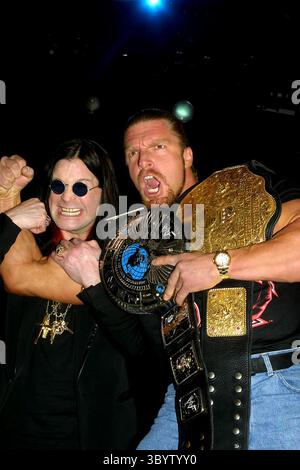 Triple H Ozzy Osbourne 2002 Credit: John Barrett/PHOTOlink /MediaPunch ...