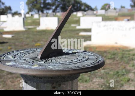 Old Sundial Located in Rose Hill Cemetery in Tyler Texas Stock Photo ...