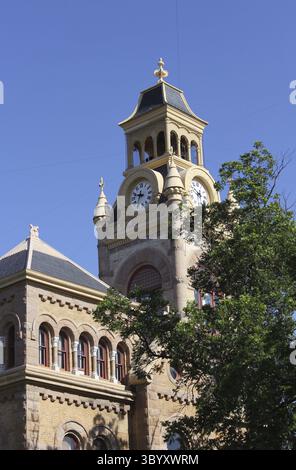 Historic Llano County Courthouse Located in Downtown Llano Texas Stock ...