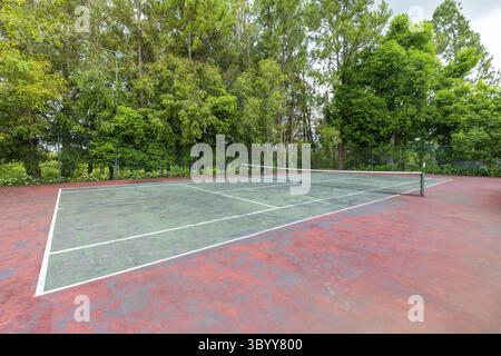 Panama David, tennis court in the park Stock Photo - Alamy