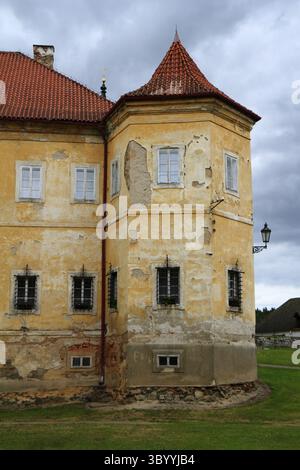 Czech Republic, Bohemia, Kladruby monastery in evening Stock Photo - Alamy