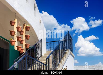 Scenic colorful streets of Avalon in Catalina Island in California, USA ...