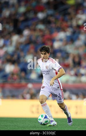Orlando City defender Zakaria Taifi (19) follows a play during an MLS ...