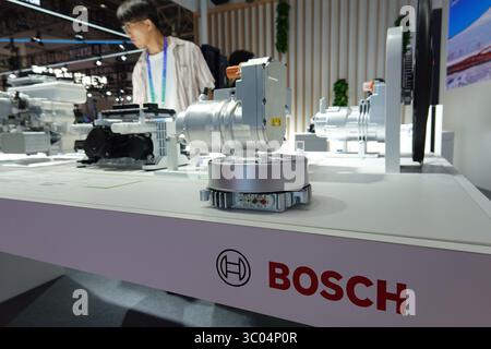 BOSCH booth at the 3rd China International Supply Chain Expo in Beijing ...