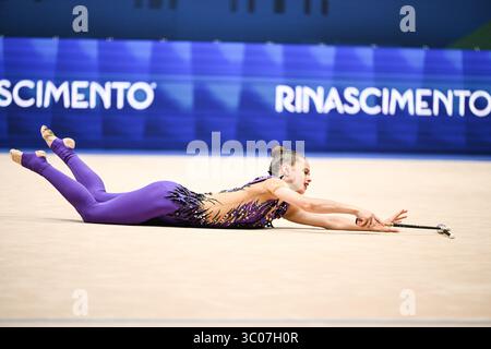 Taisiia Onofriichuk (UKR) seen during Rhythmic Gymnastics FIG World Cup ...
