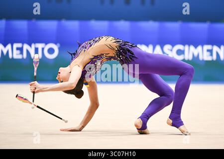 Taisiia Onofriichuk (UKR) seen during Rhythmic Gymnastics FIG World Cup ...