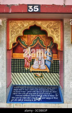 Saint Kabir with devotee queen indramati Kabir ashram damakheda ...