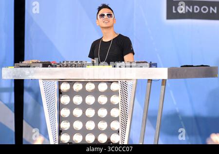 DJ on "Good Morning America" in New York City - 30 July 2010 Stock ...