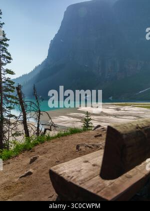 Turquoise park bench in nature at rest stop in Lower Saxony Germany ...